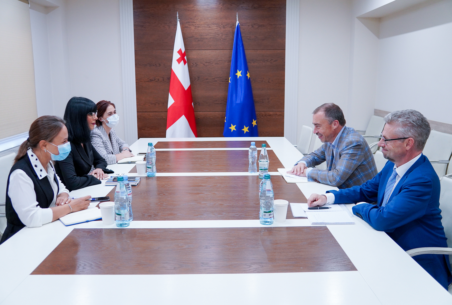 Tea Akhvlediani meets Toivo Klaar, the EU’s special representative for ...